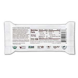 Justin's Organic White Chocolate Peanut Butter Cups, Rainforest Alliance Certified Cocoa, Gluten-free, Responsibly Sourced, 1.4 Ounce (Pack of 12)