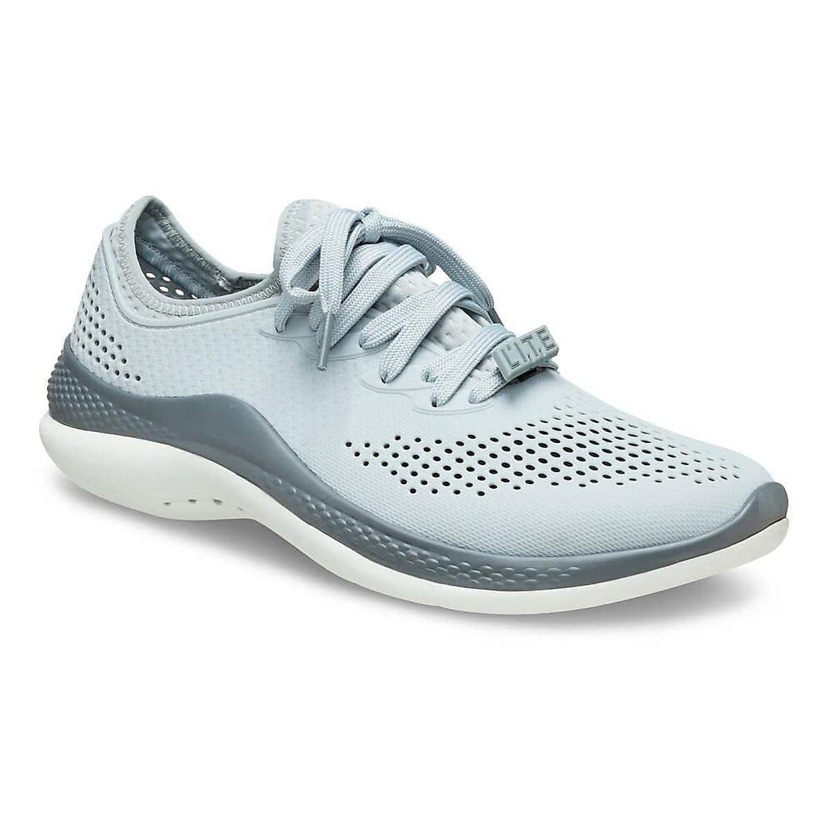 Crocs Men's LiteRide 360 Pacer Sneakers, Light Grey/Slate Grey, 9 Men