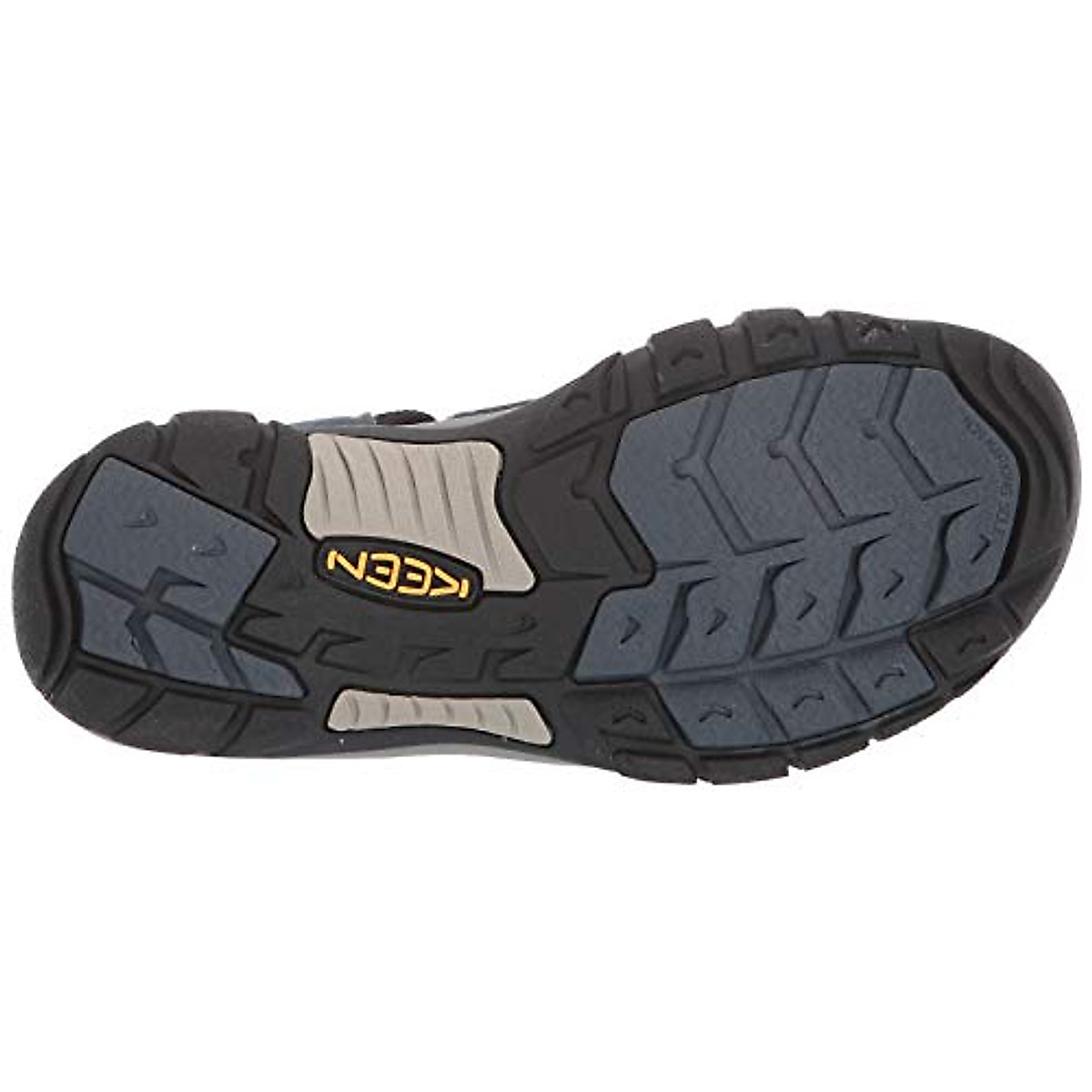 KEEN Men's Newport H2 Closed Toe Water Sandals, Navy/Medium Grey, 10 US