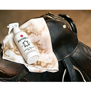 Renapur Natural Leather Cleaner Spray (8.5 Fl. oz) The Perfect Cleaner for All Your Leather Including Sofas, Car Interiors, Footwear, Clothing & Saddles & Tack