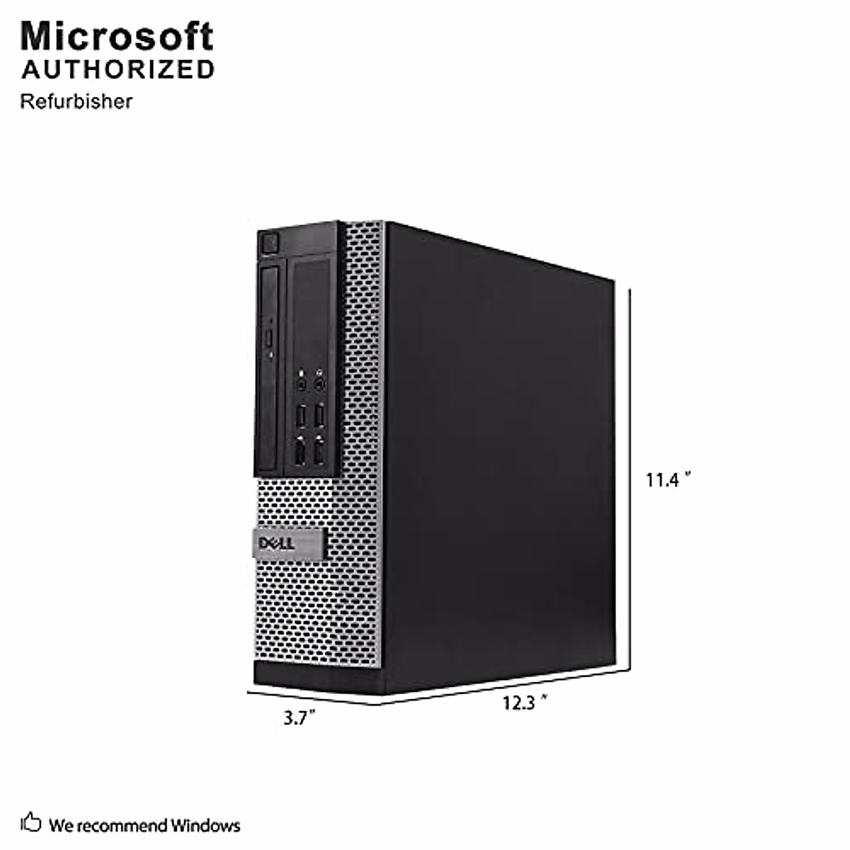 Dell Optiplex 9020 SFF High Performance Desktop Computer, Intel Core i7-4790 up to 4.0GHz, 16GB RAM, 960GB SSD, Windows 10 Pro, USB WiFi Adapter, (Renewed)