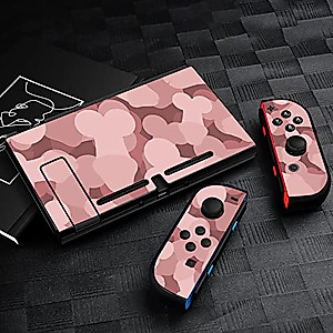 Camouflage Penis Full Wrap Skin Protective Film Sticker Cover Compatible with Switch Console Games and Lite