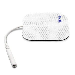 TENS Electrodes, Value Wired Replacement Pads for TENS Units, 40 TENS Unit Electrodes (2in x 2in, 40 Pack) Discount TENS Brand