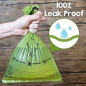 YORJA Dog Poop Bags, 720 Pet Waste Bags,100% Leak Proof Extra Thick and Strong Biodegradable