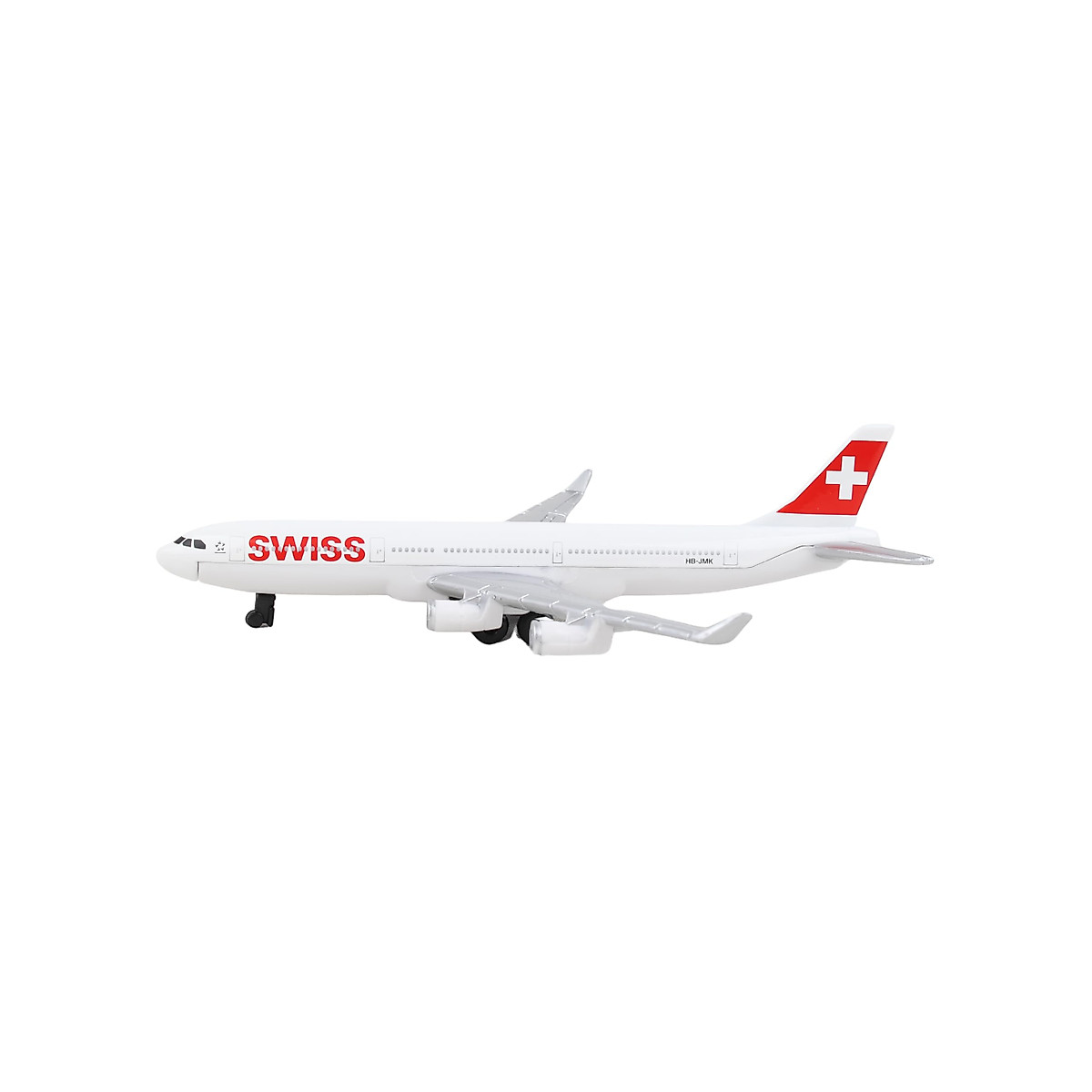 Daron Toy Airplane – Swiss – Die-Cast Metal Model Airplane Toy with Plastic Parts for Kids Ages 3+