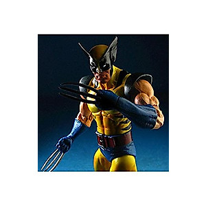 Diamond Select Toys 7-Inch Wolverine Action Figure with Deluxe Weapon X-Base and Display-Ready Packaging with Side Panel Artwork