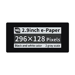 Coolwell 2.9inch Touch E-Paper Module for Raspberry Pi Pico, 5-Points Touch, 296×128 Pixels, Support Partial Refresh, Black/White, SPI Interface