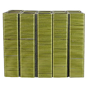 Freeman WCS16-1 16-Gauge 1" Glue Collated Galvanized Wide Crown Senco P Type Staples with 1" Crown (2000 Count)