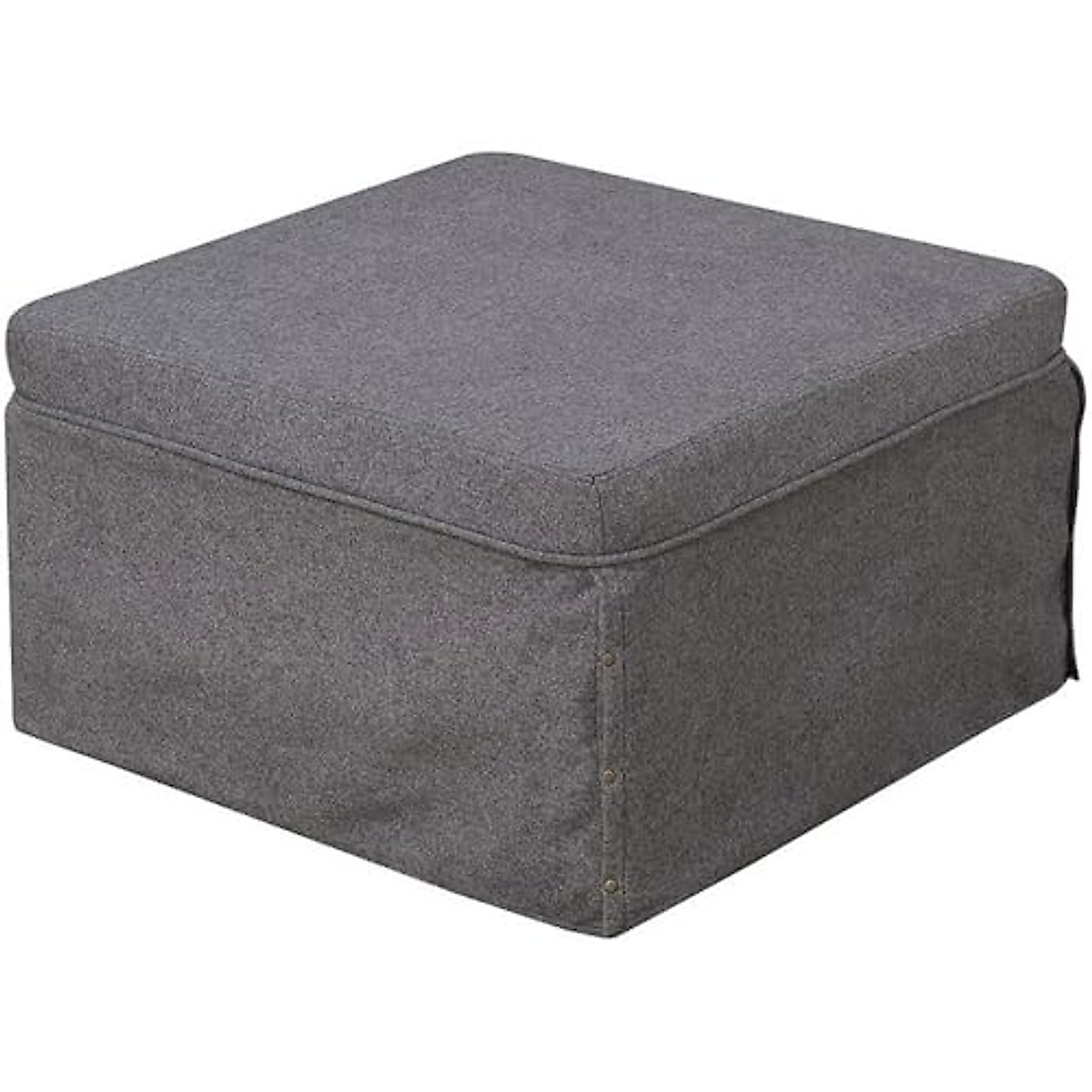 Convenience Concepts Designs4Comfort Folding Bed Ottoman, Soft Gray Fabric