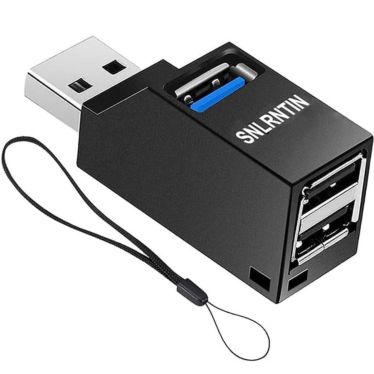 3-Port Mini USB 3.0 Hub, USB Expansion Hub, Snlrntin USB Adapter Multi USB Port for Laptop, MacBook, Mac Pro, Mac Mini, iMac, Tablet and More