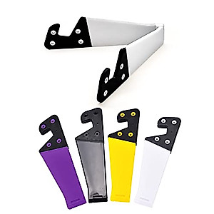 V Shape Phone Holder, Phone Stand Folable, Desk Phone Stand Holder, Phone Stand for Table, Mobile Phone Accessories (Purple)