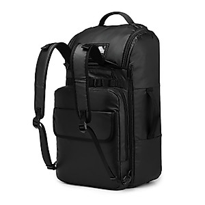 seyfocnia Travel Backpack,Waterproof Duffel Bag Anti Theft Backpack Outdoor Duffle Bag for Hiking Camping Travelling Cycling for Men Women Black