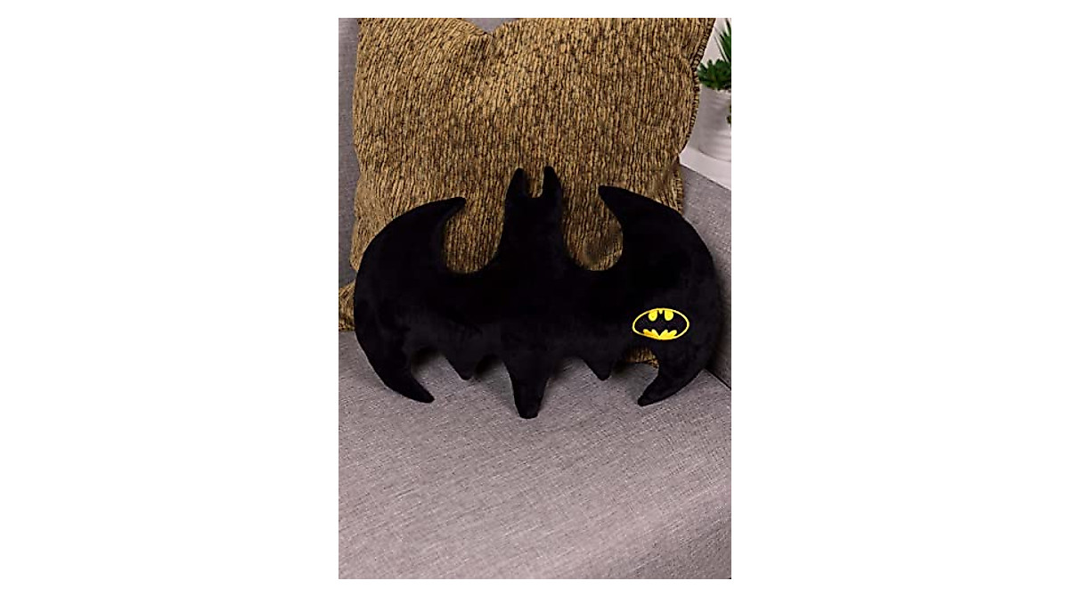 Fun Costumes Plush Batman Bat Pillow - Standard Size for Fans
