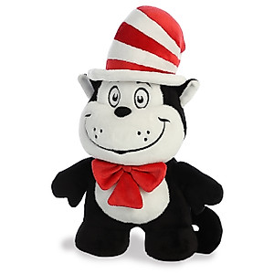 Aurora® Whimsical Dr. Seuss™ Dood Plushie™ Cat in The Hat Stuffed Animal - Magical Storytelling - Officially Licensed - Multicolor 11 Inches