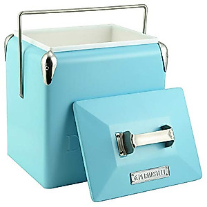 Permasteel PS-205-14QT Turq-AM 14 Quart Portable Picnic Cooler, Turquoise