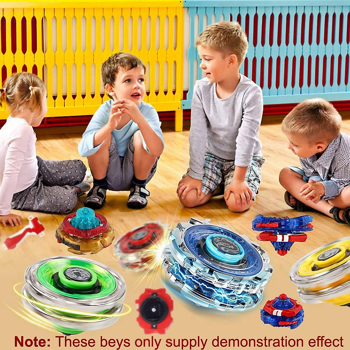 Bay Burst Battling Top Blades Evolution Turbo God Bey Red Lr Launcher Grip Kit Starter Set B-148 Booster Heaven Pegasus.10P.Lw Sen Attack Gyro Bey Battle Gaming Tops Novelty Spinning Toy Gift for Boys