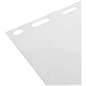 Replacement Face Shield, 8"x 15.5"x .040, Clear Polycarb, Model 15151
