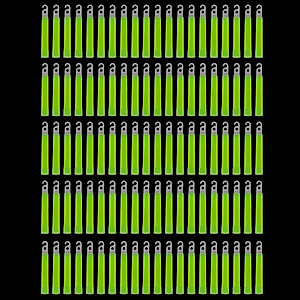Cyalume Chemlight Light Stick, Military Grade, 6 Hour Duration, 4 Inches, 100 Pack