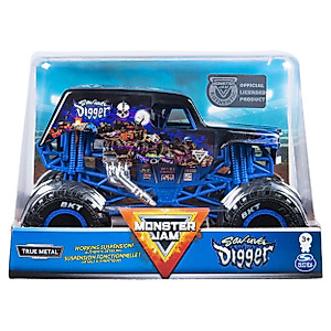 Monster Jam, Official Son-uva Digger Monster Truck, Die-Cast Vehicle, 1:24 Scale
