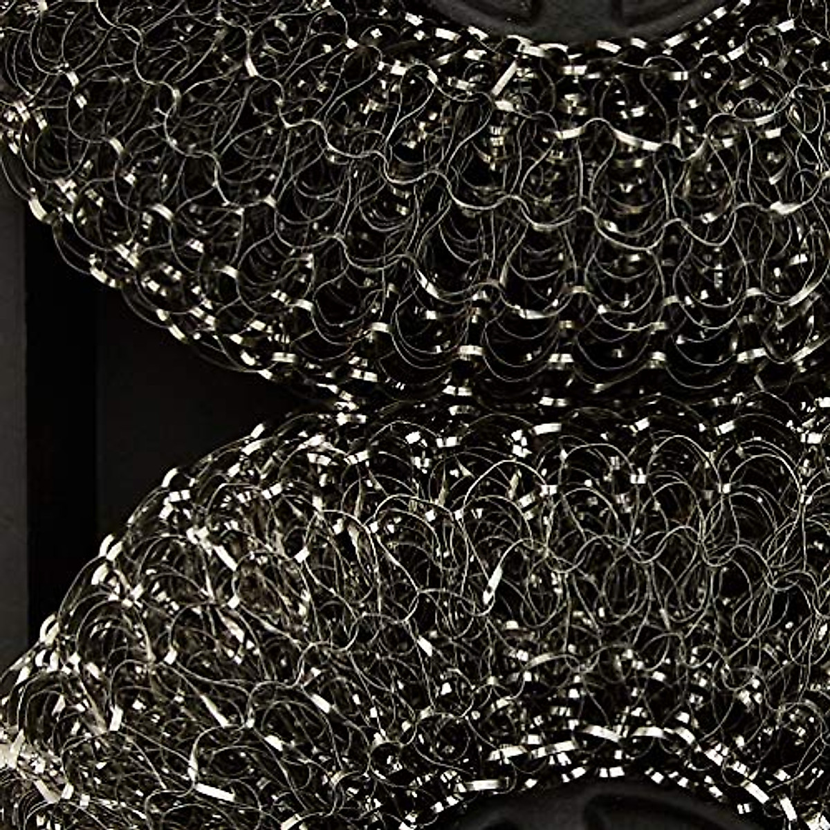 Outset 76226 Short Handle Mesh Scrubber Grill Brush, Black