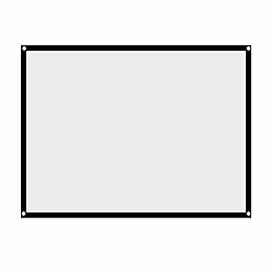 Velaurs Projection Screen, Projector Curtain Non-Crease for Open-air Cinema(60 inches)