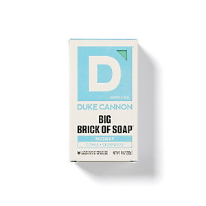 Duke Cannon Supply Co. Big Ass Brick of Soap Bar for Men The Frontier 40 (Leaf+Leather, Fresh Cut Pine, Campfire, Midnight Swim) Variety-Pack- Extra Large Masculine Scents, 10 oz (Variety 4 Pack)