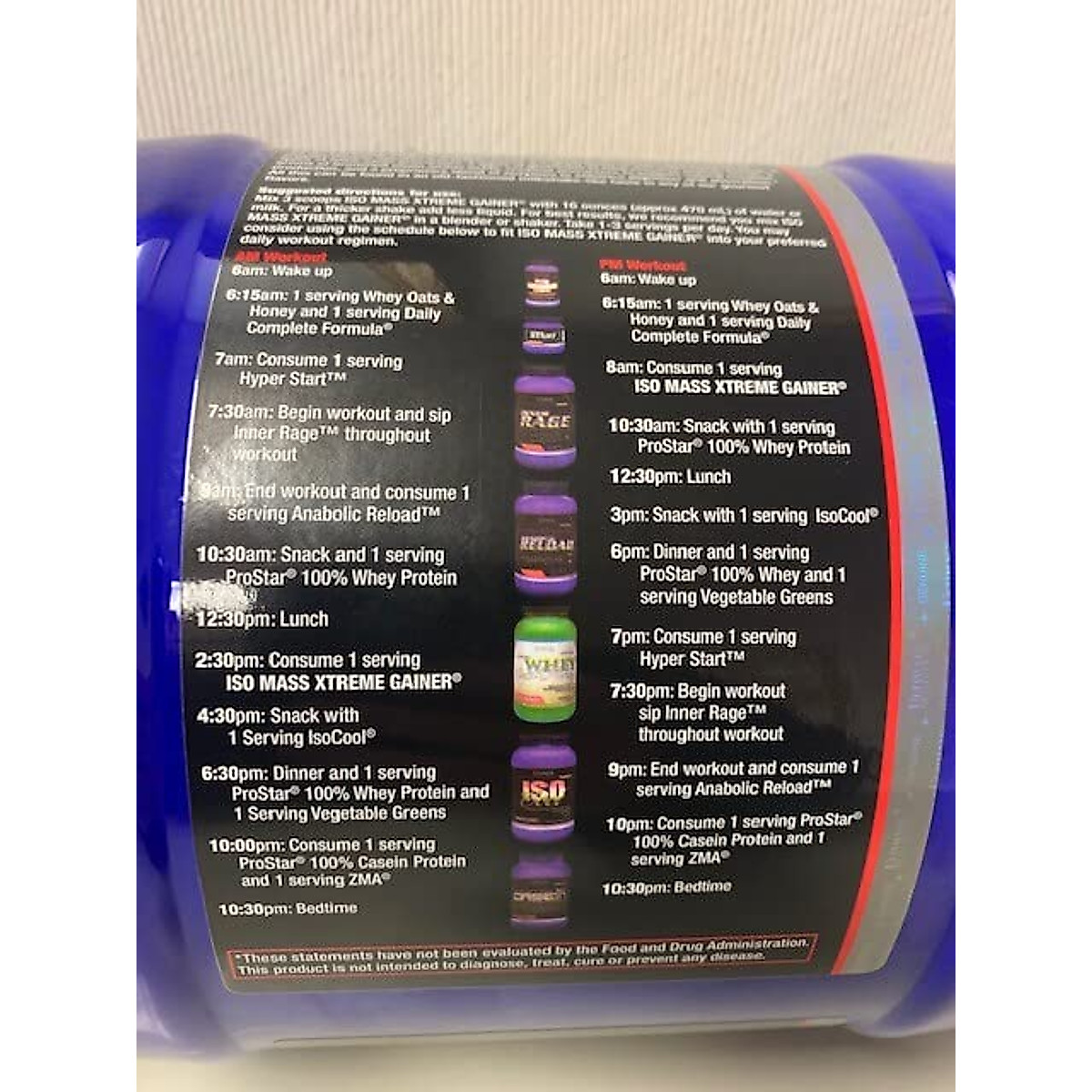 Ultimate Nutrition ISO Mass Xtreme Gainer, Isolate Protein Powder with Creatine - Weight Gain Serious Lean Muscle Mass with 60 Grams of Protein, Banana, 30 Servings