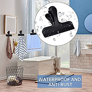 12 Pack Stainless Steel Chip Bag Clips,Chip Clips 3 Inch Wide,Metal Food Bag Clips Heavy Duty,Round Edge Air Tight Seal Grips on Coffee Food Bread Bags,Food Clips for Office Kitchen Home Usage (Black)