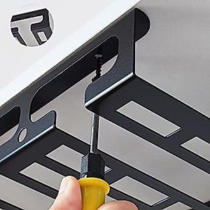 CUKE2BEET Wine Glass Rack Under Shelf, Wine Glasses Holder Under Cabinet Stemware Rack, Wine Glass Hanger Rack Wine Glass Drying Storage Hanger for Cabinet Kitchen Bar