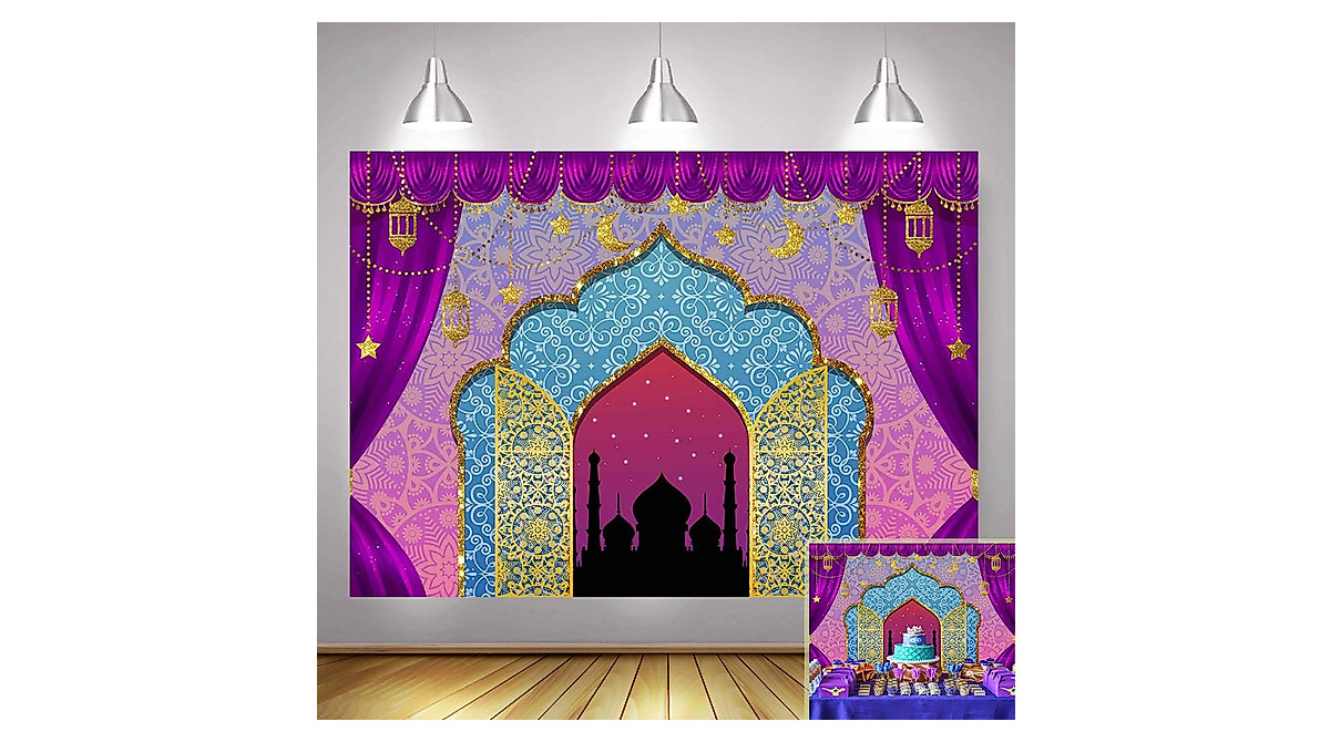 Aladdin Backdrop for Photography and Parties - 7x5ft Arabian Nights