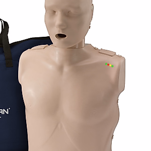 Prestan Professional Adult Medium Skin CPR-AED Training Manikin 4-Pack (with CPR Monitor)