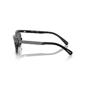 SWAROVSKI SK6006 Sunglasses, Black/Dark Grey, 54 mm