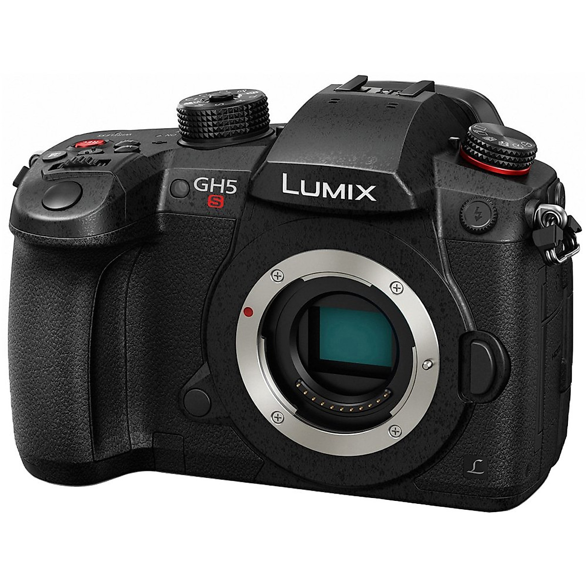 Panasonic LUMIX GH5S 10.2MP C4K Mirrorless ILC Camera Body, Wi-Fi & Bluetooth + 64GB Dual Memory & Microphone Deluxe Bundle