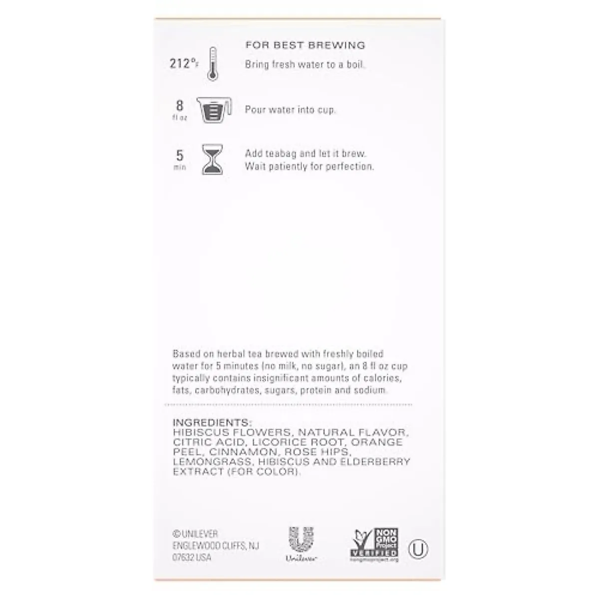 TAZO Iced Tea Bags, Passion Herbal Tea, Caffeine Free, 20 Tea Bags (Pack of 6)