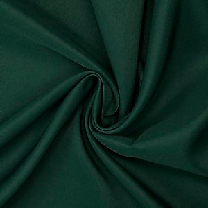 Gee Di Moda Rectangle Tablecloth - 90 x 156 Inch Hunter Green Table Cloth for 8 Foot Table with Floor-Length Drop - Heavy Duty Washable Fabric - 8 Ft Buffet Table, Holiday Party, Wedding & Baby Shower