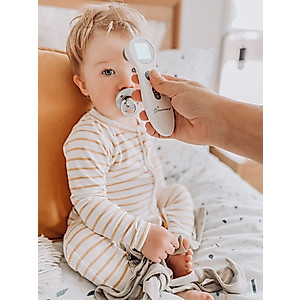 Dreambaby Touchless Non Contact Digital Infrared Forehead Thermometer - Fever Temperature Scanner - for Baby and Adults (with Object Mode Switch Option) - Model L341