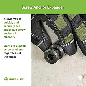 Greenlee 868 Screw Anchor Expander for Caulking Anchor Size 1/4-20
