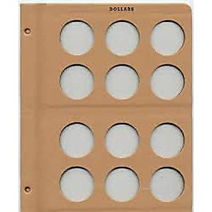 Dansco Dollar Blank Page Morgan, Peace or Eisenhower