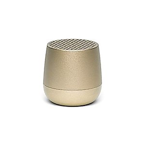 Lexon MINO+ Portable Bluetooth Mini Speaker with HD Sound, Rechargeable and Pairable - Soft Gold