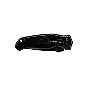 Klein Tools 44220 Pocket Knife, Black, Drop Point Blade
