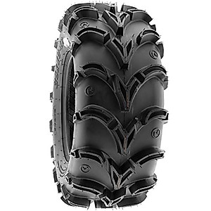 SunF 28x10-12 28x10x12 Mud v-shape ATV UTV Muddy Tire 6 PR A050 - SET of 4