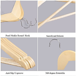 Custom Personalized Walnut Wood Hanger - Engraved for Bride Groom Bridesmaid Groomsmen Wedding Bridal Party Gift