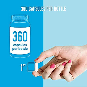 Vital Proteins Collagen Pills Supplement (Type I, III), 360 Collagen Capsules, 3300mg Serving Help Support Healthy Hair, Collagen Supplement