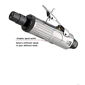 CILEONBE 1/4 Inch Air Die Grinder, 25,000 RPM Free Speed,1/4 Inch (6MM) and 1/8 Inch (3MM) collet,Mini and Compact Size,Polishing Tool