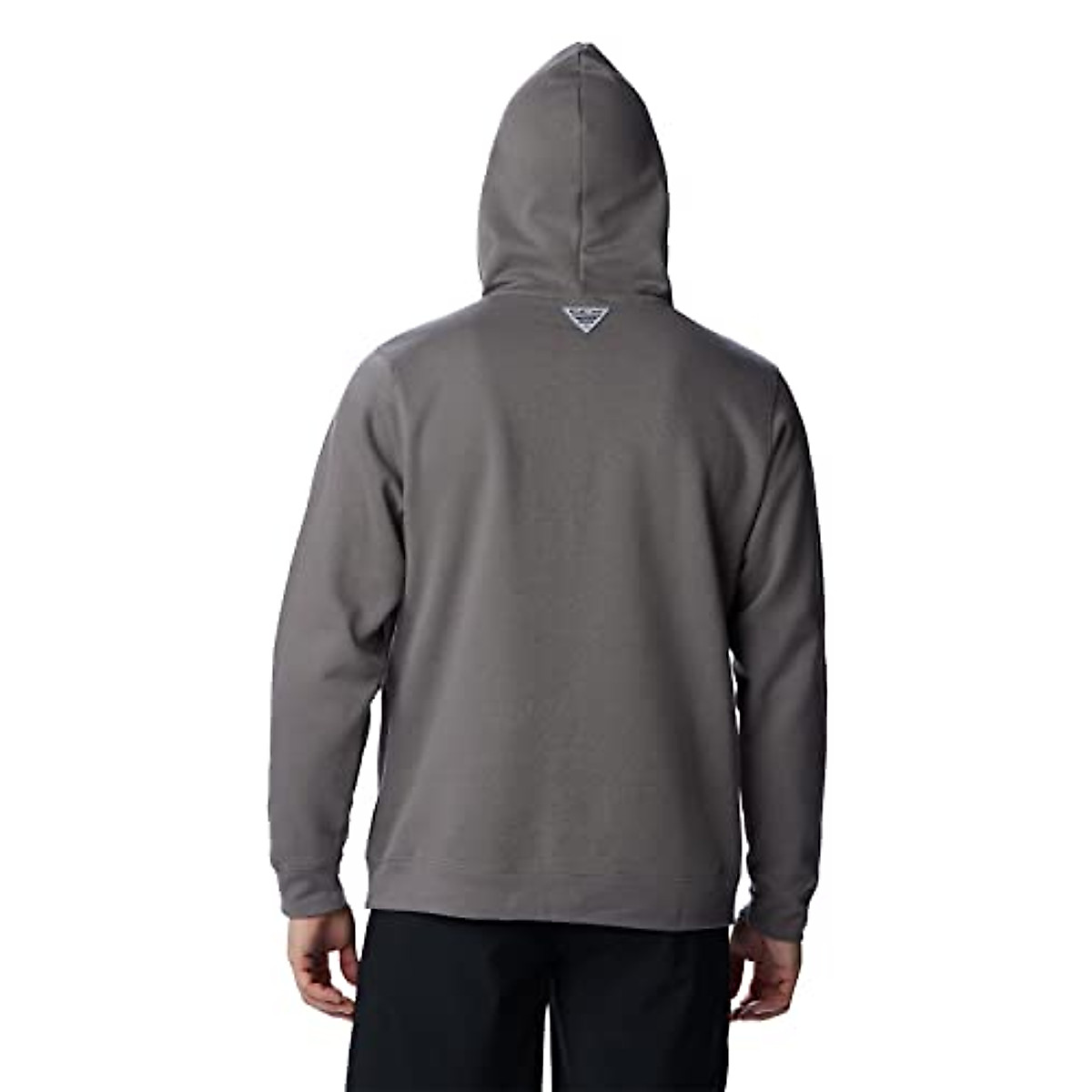Columbia Men's PFG Sleeve II Graphic Hoodie, City Grey/Cool Grey Logo, X-Large