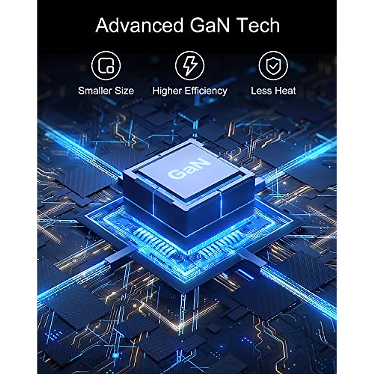 Nekteck 100W USB C Charger [GaN Tech & USB-IF Certified], PD 3.0 Adapter with Foldable Plug, Fast Wall Charger Compatible with MacBook Air/Pro, iPad Air/Pro, iPhone and More (Support MagSafe 3).