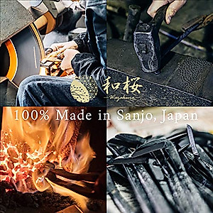 Wazakura Bonsai Scraper Gouge Chisel with Triangular Blade Made in Japan, Shari Carving Tool, Japanese Dead Wood and Bark Grafting Cutter - Triangular Blade