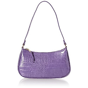The Drop Women's Melanie Small Shoulder Bag, Dark Purple, One Size