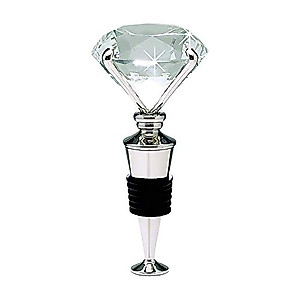 Clear Diamond Bottle Stopper