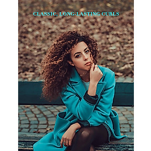 Terviiix Small Barrel Curling Iron Wand, 3/8 Inch Thin Curling Wand Iron for Short & Long Hair, Argan Oil and Keratin Infused Ceramic Tiny Curler with Digital Adjustable Temperature & Auto-Off, 9mm